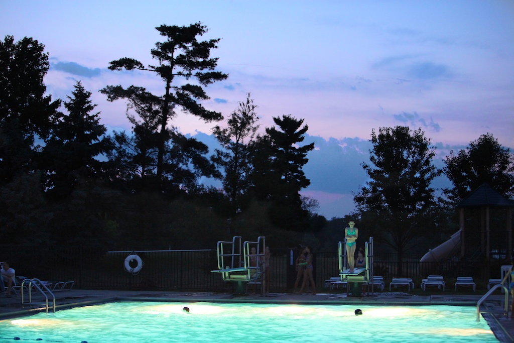 Pool Party Evening Light – Ruth E. Hendricks Photography
