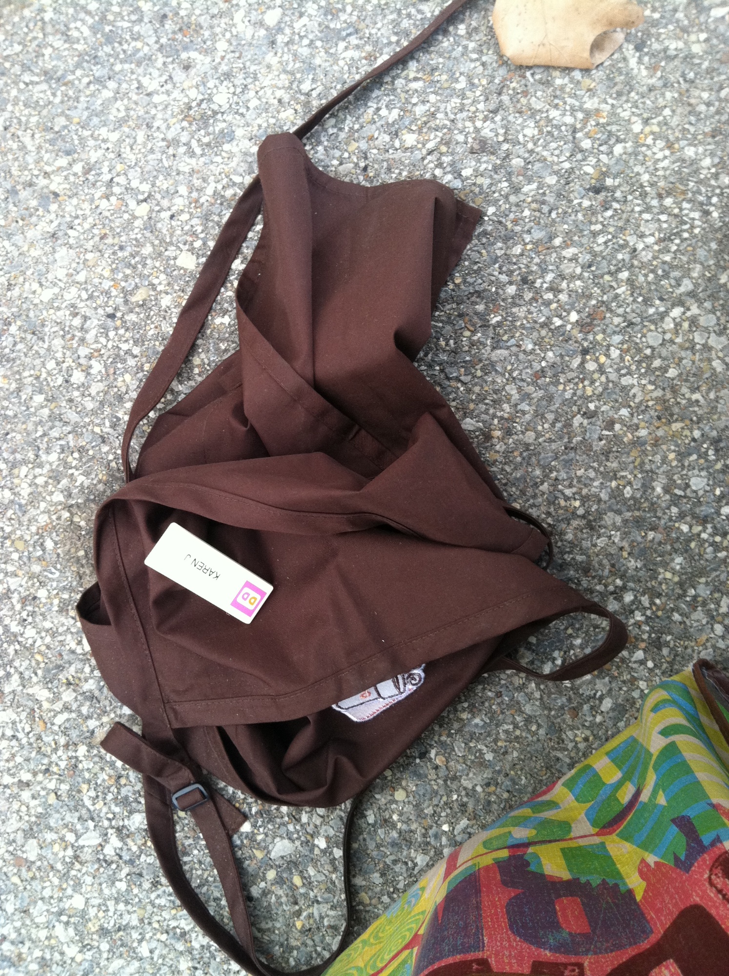 Dunkin Donut Apron in the Parking Lot – Ruth E. Hendricks Photography