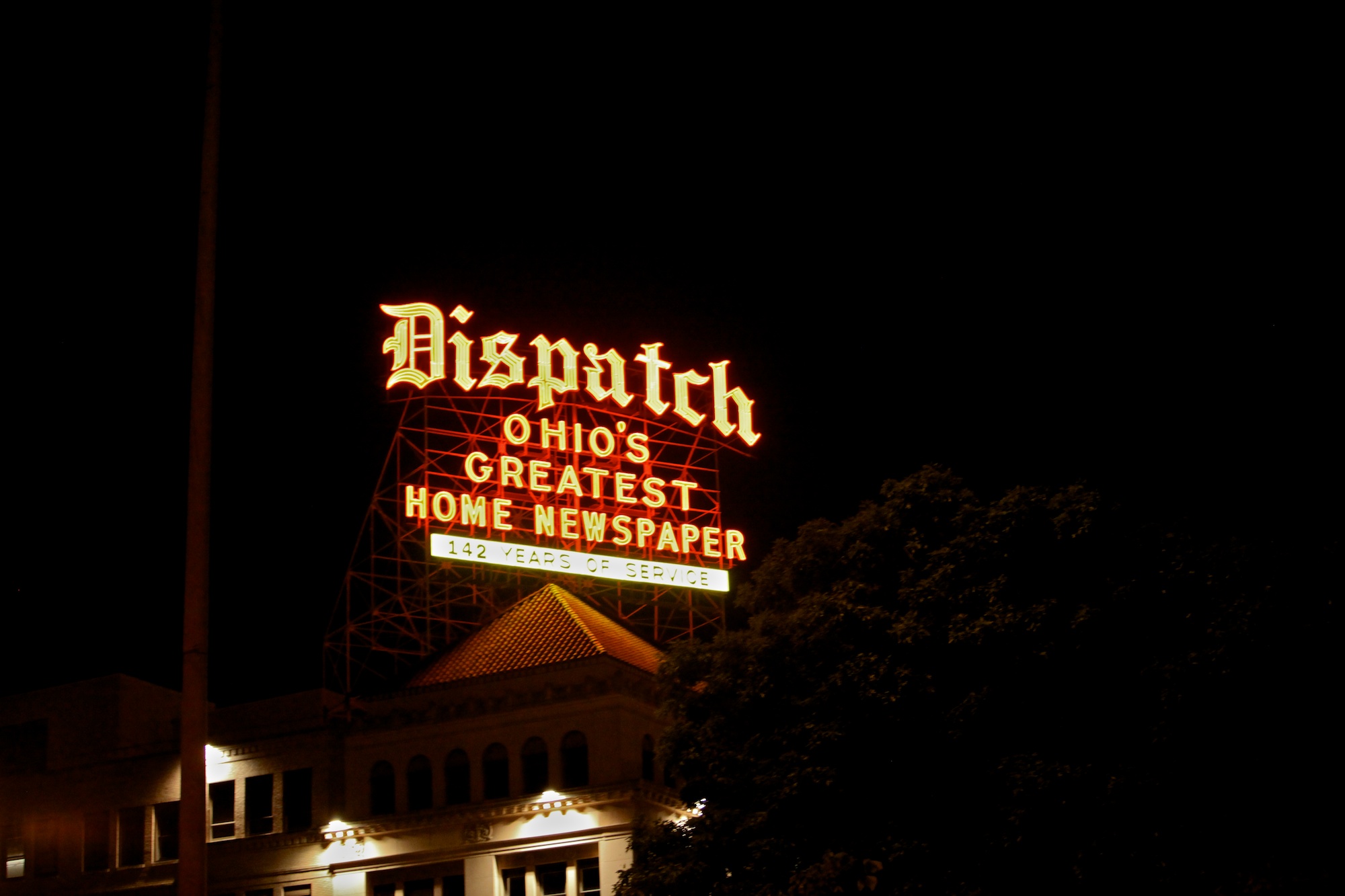 Columbus Dispatch Sign – Ruth E. Hendricks Photography