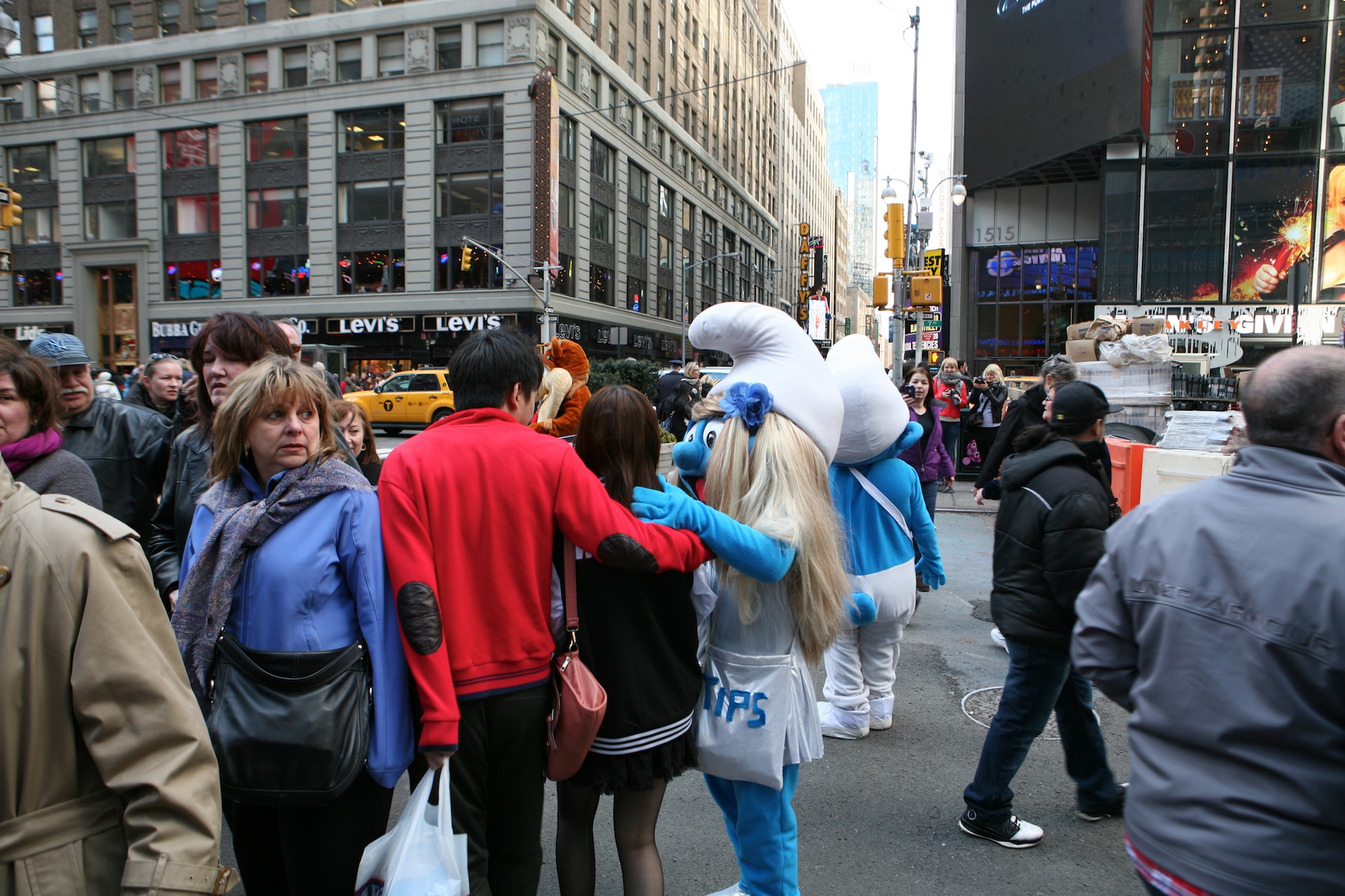 smurf times square – Ruth E. Hendricks Photography