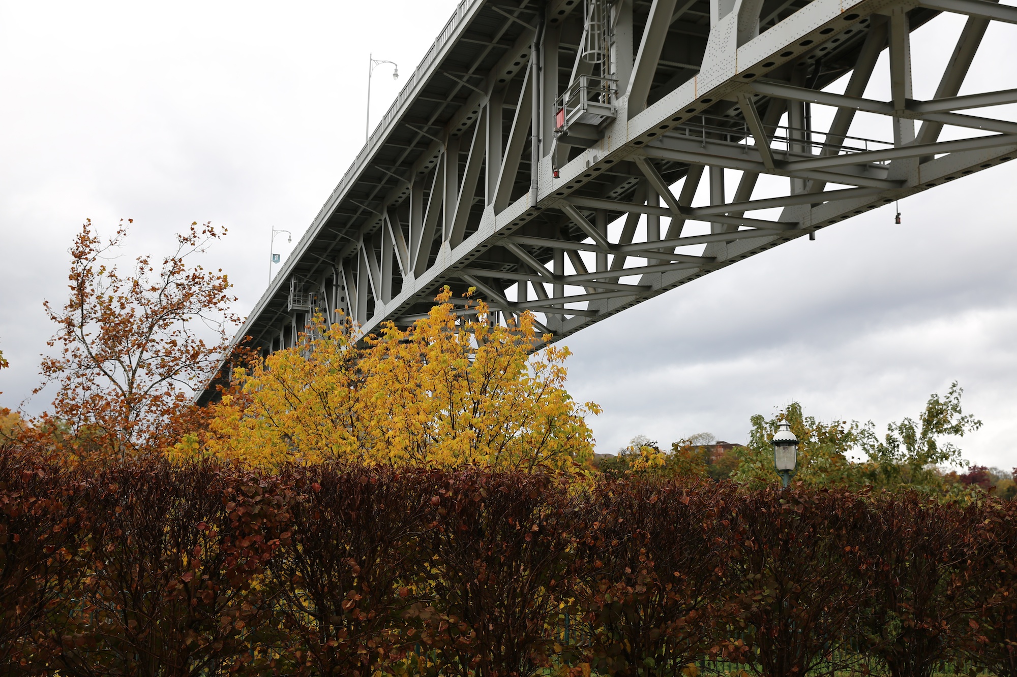 homestead bridge autumn – Ruth E. Hendricks