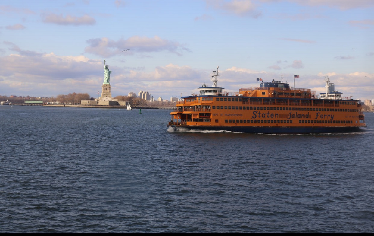 Statue of Liberty and a Staten Island Ferry – Ruth E. Hendricks