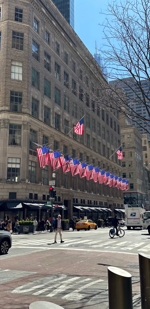 Flags on Saks Fifth Avenue – Ruth E. Hendricks