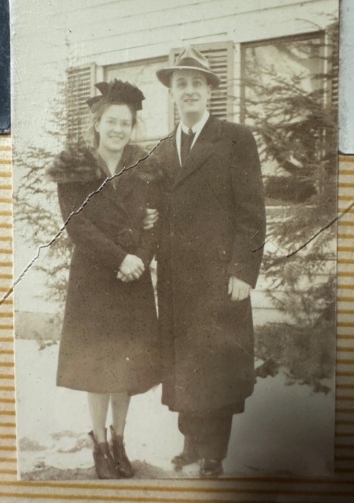 My Parents in Winter c.1940 – Ruth E. Hendricks